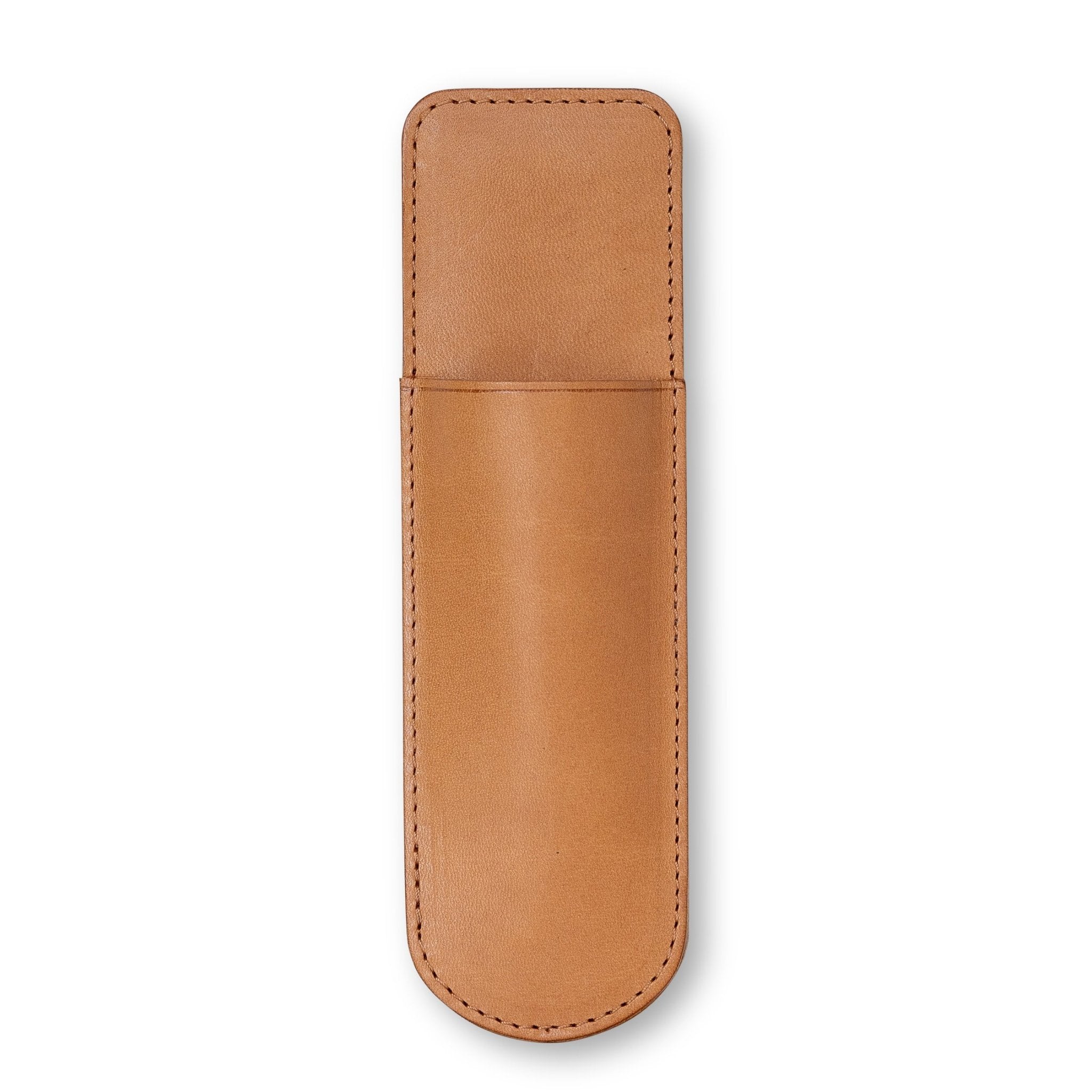 Kumano leather Fountain Single Pen Holster (natural) – Ateliers Phileas