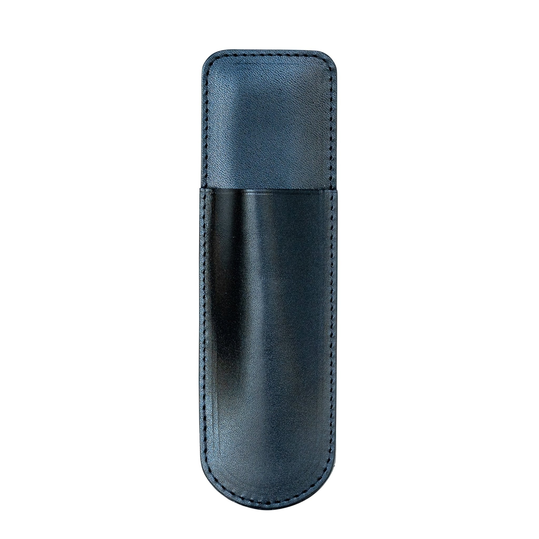 Kumano leather Fountain Single Pen Holster (black) – Ateliers Phileas