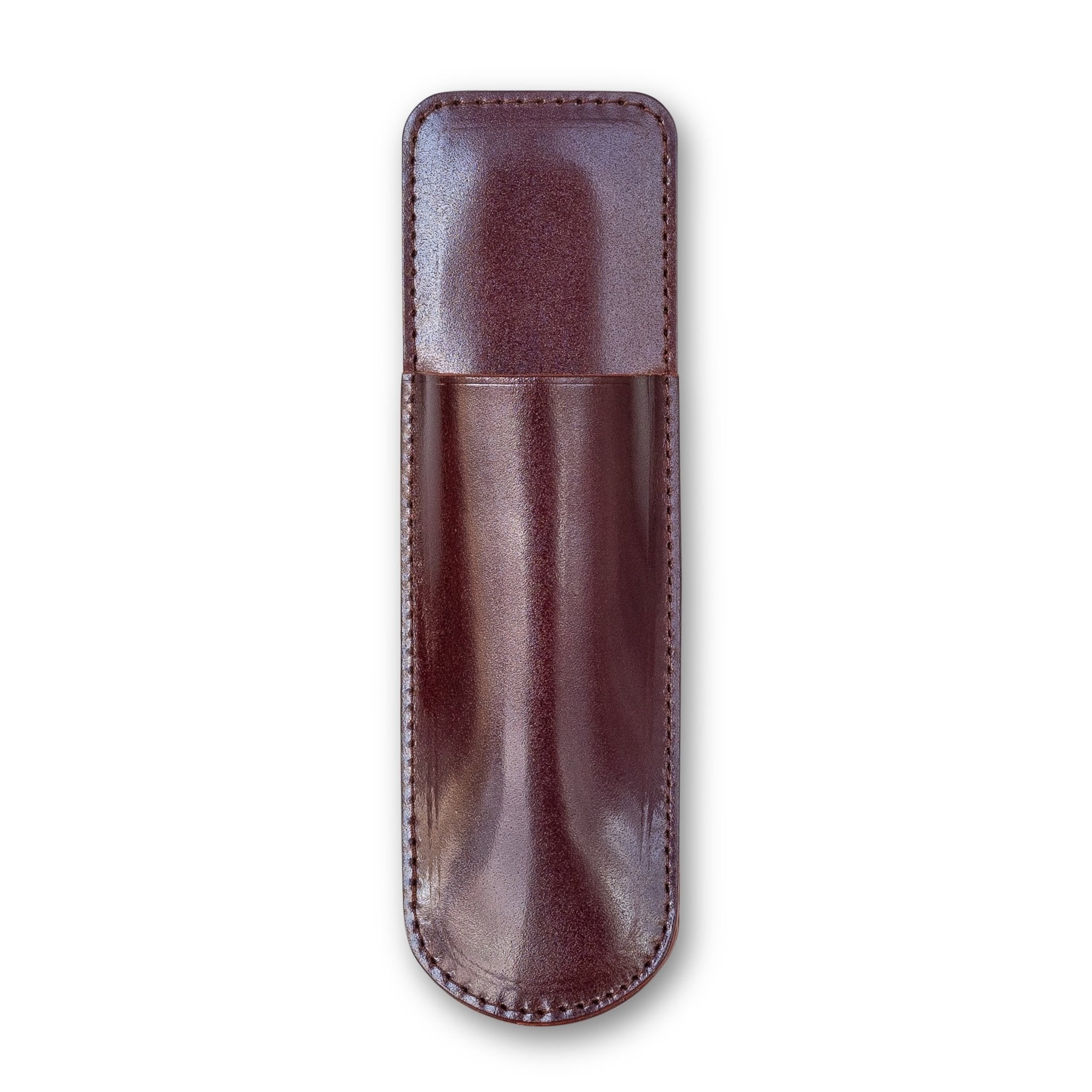 Kumano shell cordovan Fountain Single Pen Holster (natural) – Ateliers ...